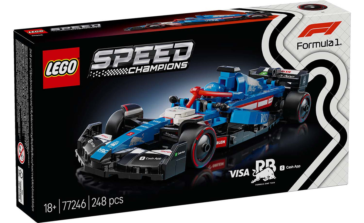 77246 | LEGO® Speed Champions Visa Cash App RB VCARB 01 F1® Race Car – LEGO Certified Stores