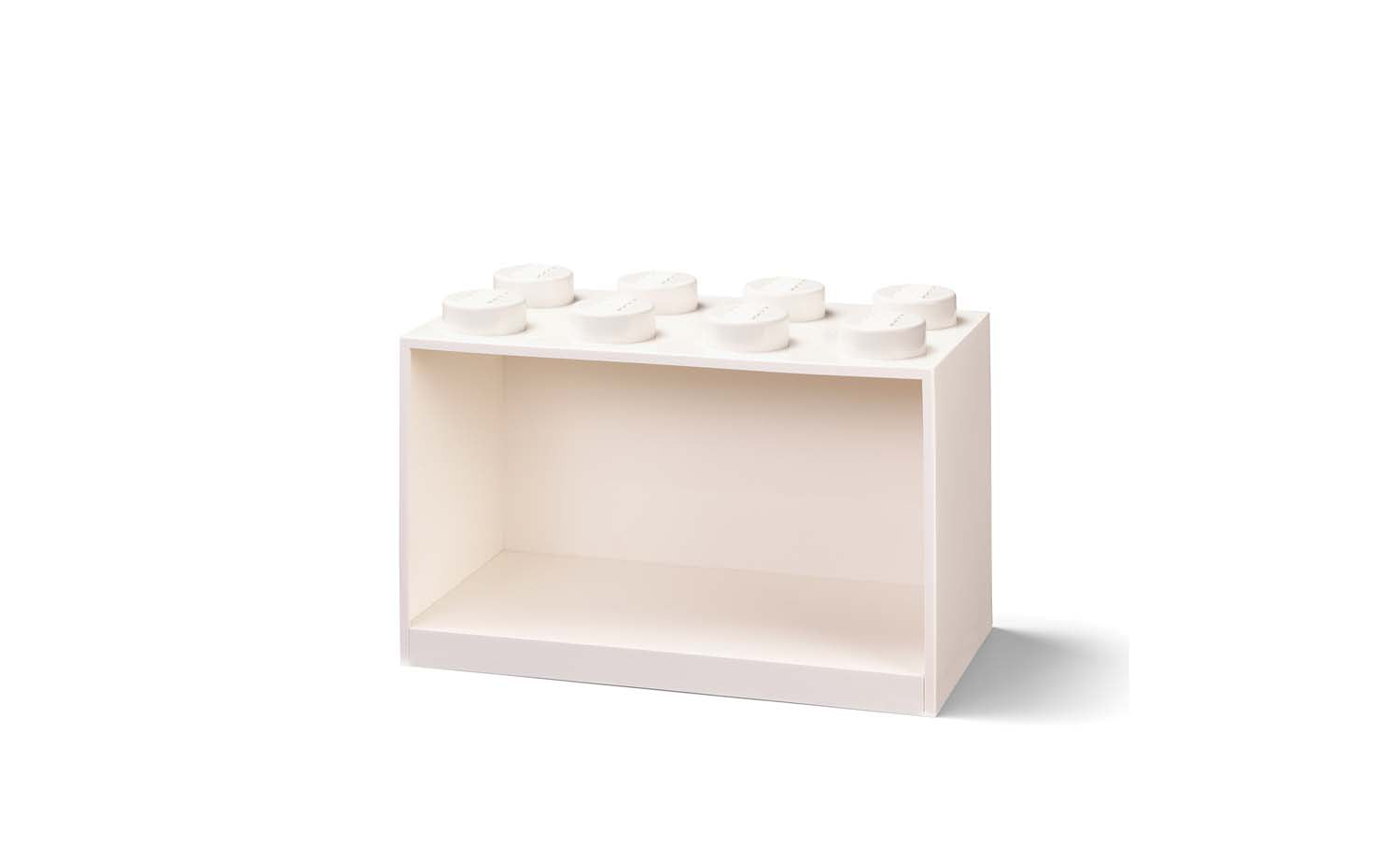 5007287 | LEGO® 8-Stud Brick Shelf - White – LEGO Certified Stores