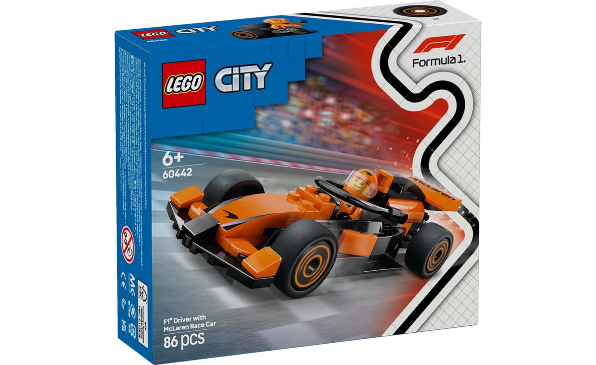 60442 | LEGO® City F1® Driver with McLaren Race Car – LEGO Certified Stores