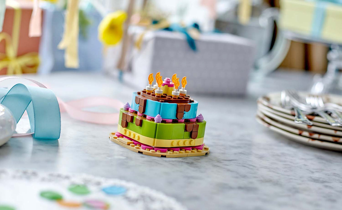 40815 | LEGO® Iconic Birthday Party Cake – LEGO Certified Stores