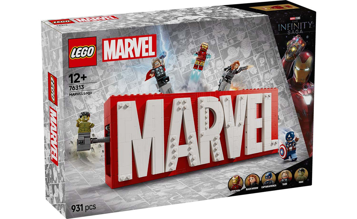 76313 | LEGO® MARVEL Logo & Minifigures – LEGO Certified Stores