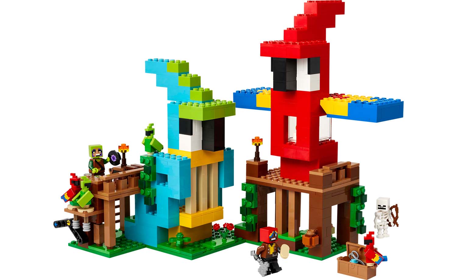 21282 | LEGO® Minecraft® The Parrot Houses – LEGO Certified Stores