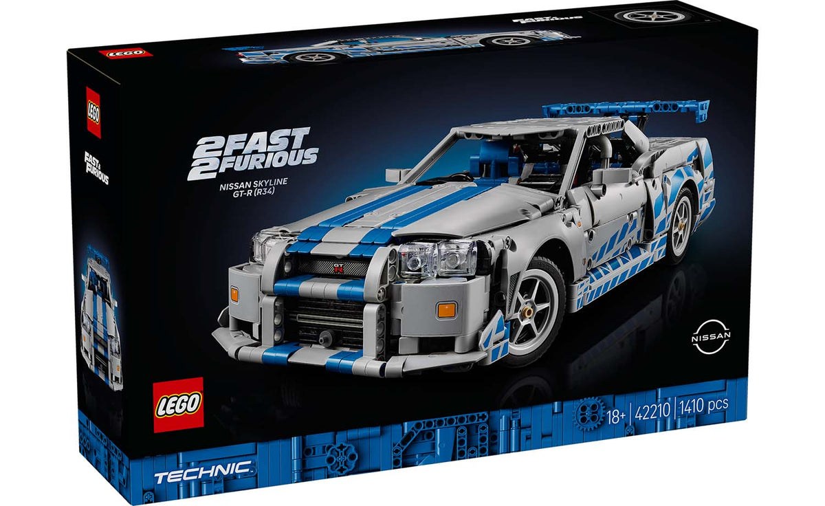 42210 | LEGO® Technic 2 Fast 2 Furious Nissan Skyline GT-R (R34) Car ...